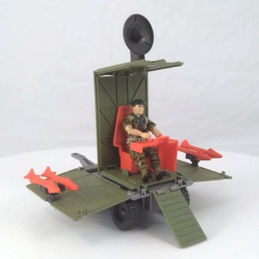 GI Joe Vehicle Coastal Defender Missile Bomb 1987 Original Part ...